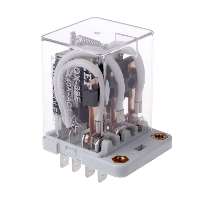 Силовое реле JQX-38F с тремя перекидными контактами, катушка управления ...