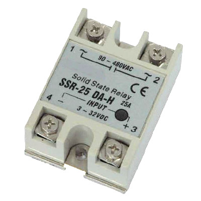 Solid state relay SSR-25DA-H 25A 3-32VDC, 90-480VAC